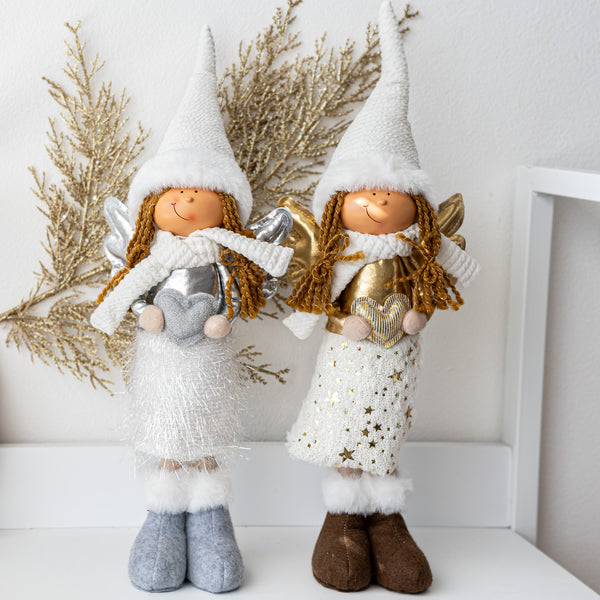 Angel with Gold Wings and Gold Heart – The Nordic Collection